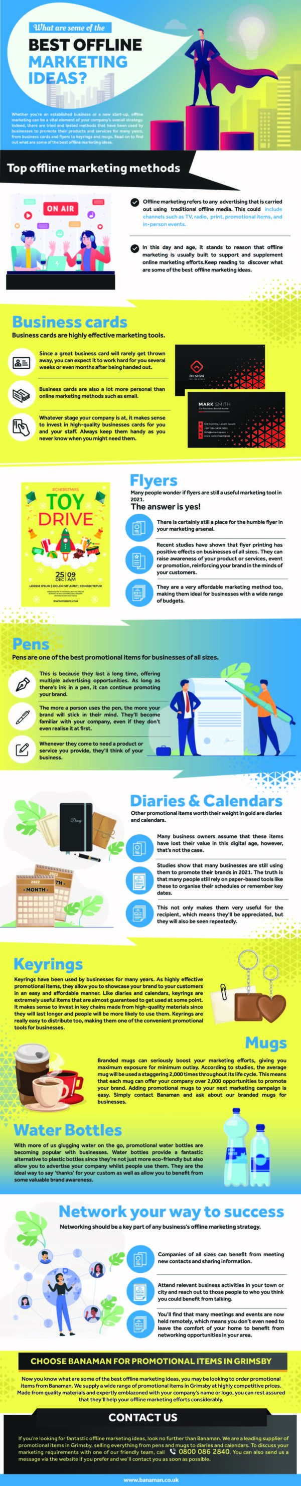 What are some of the best offline marketing ideas? [Infographic]